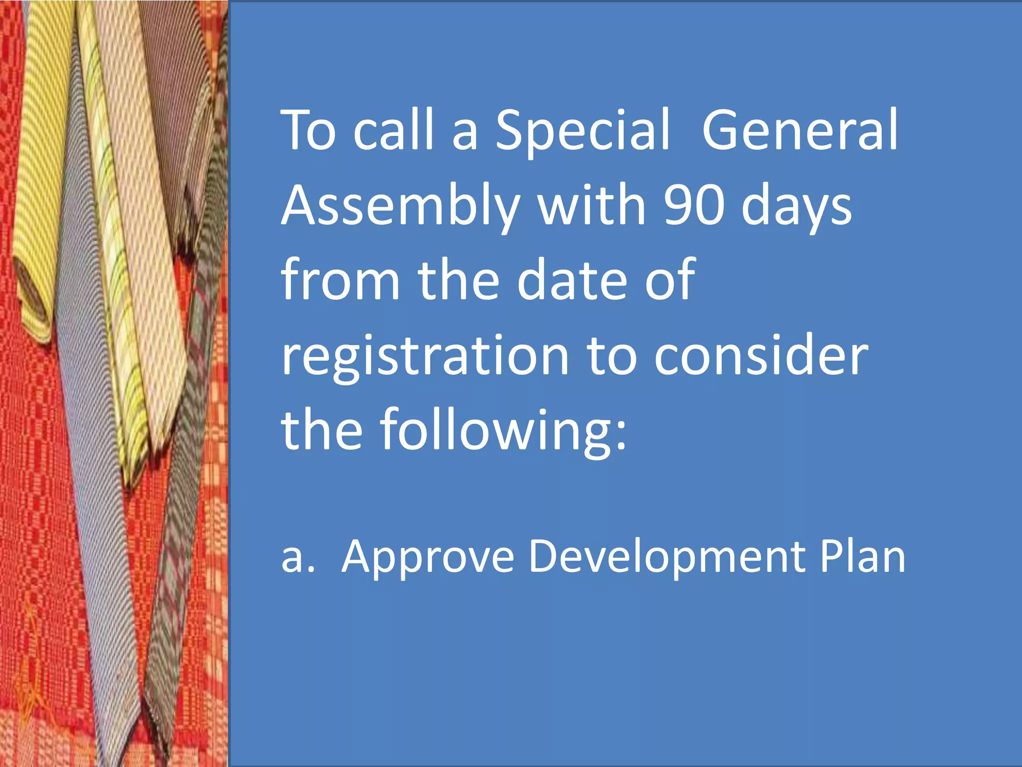 What to do after CDA registration? | PPTX