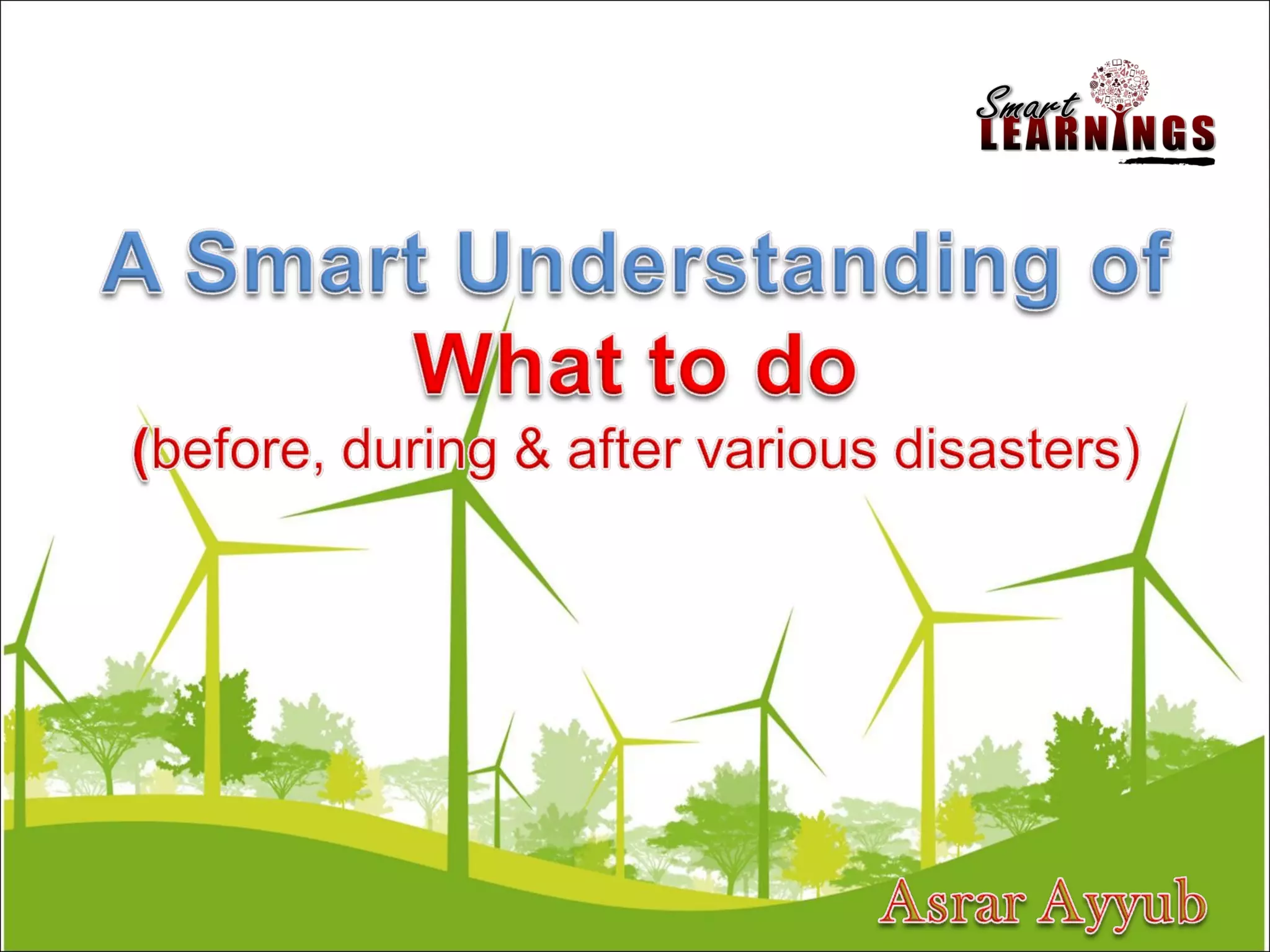 What to do before,during & after disasters | PPT