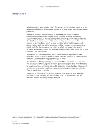 What To Do If Compromised - Fraud Control and Investigations Procedures ...