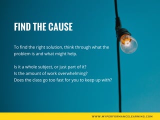 What to do if you feel you're struggling in school | PDF | College ...