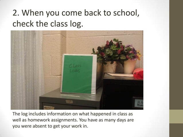 What to do if you miss class | PPT