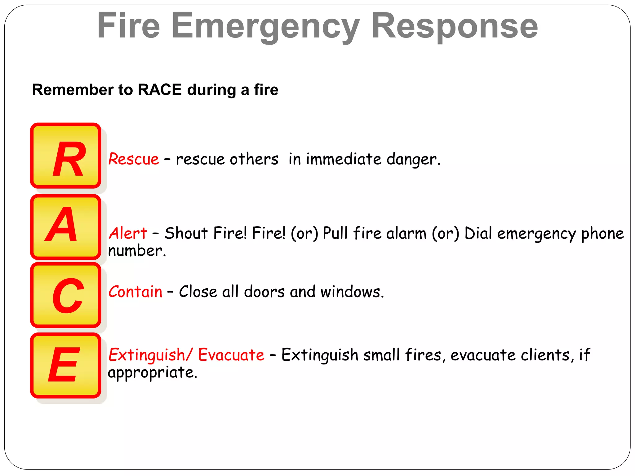 What to do in case of fire | PPTX