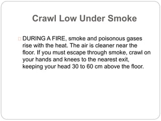 What to do in case of fire | PPTX