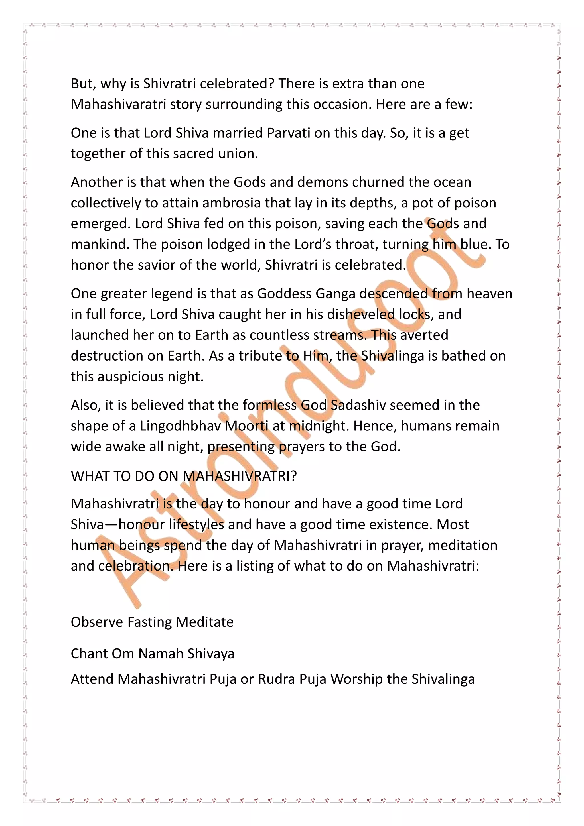 What to do on Mahashivratri 2023.ppt