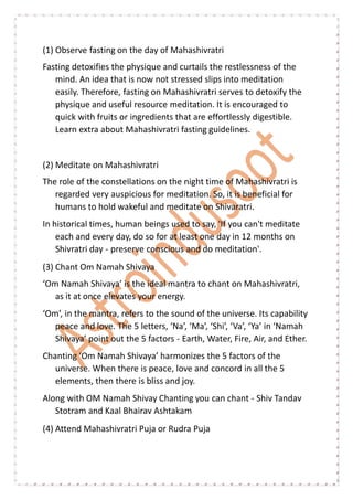 What to do on Mahashivratri 2023.ppt