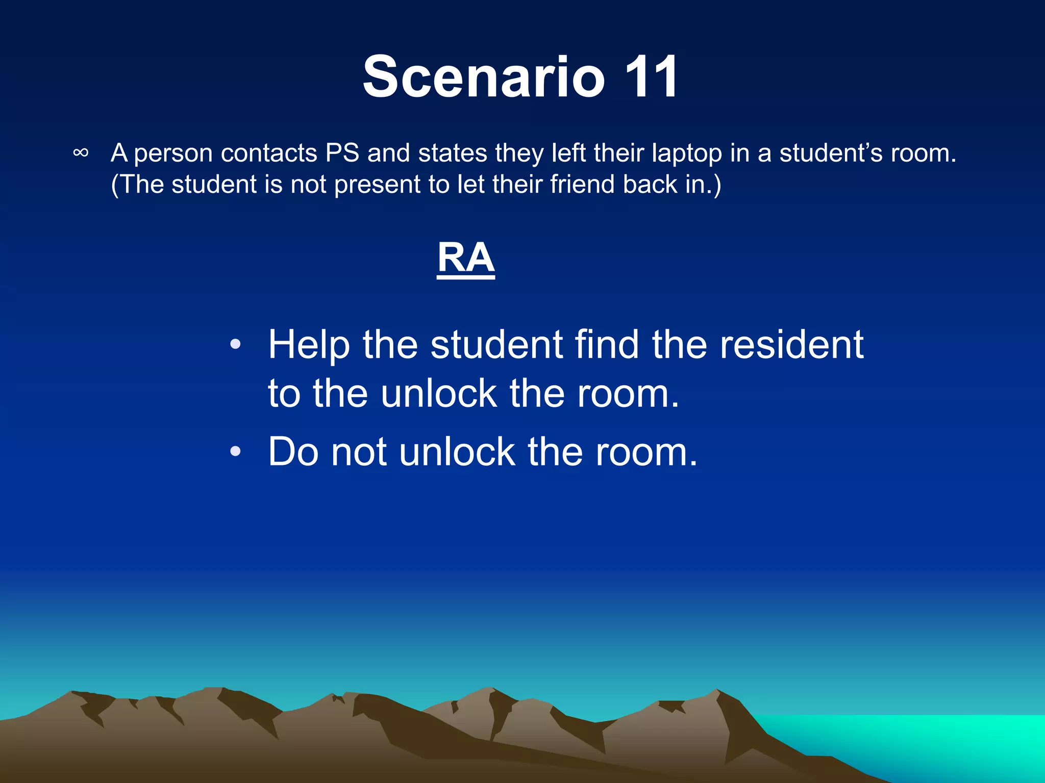 What to do when...RA response protocol | PPTX