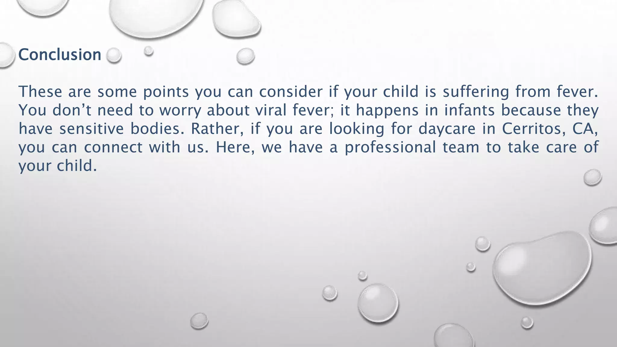 What to do when your child has fever? | PPTX