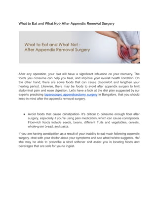 What to Eat and What Not- After Appendix Removal Surgery united.pdf