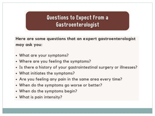 What to Expect During Your First Appointment with a Gastroenterologist ...