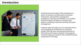 What to Expect from Certified Financial Analyst Training.pptx