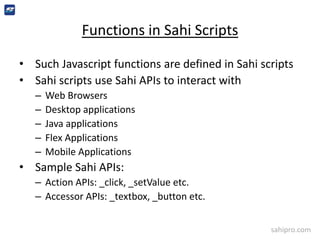 What to Expect from Sahi Pro | PPT | Free Download