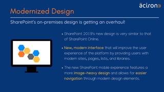 What to expect in SharePoint 2019 | PPT