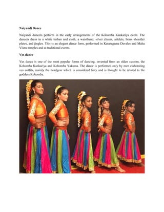 What to know about sri lankan cultural dance | PDF