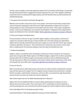 What to Look for in a Mobile App Development Company in Missouri.pdf