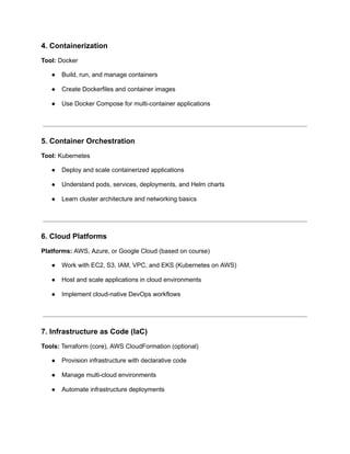 What tools and technologies will I learn in the DevOps Classes (1).pdf