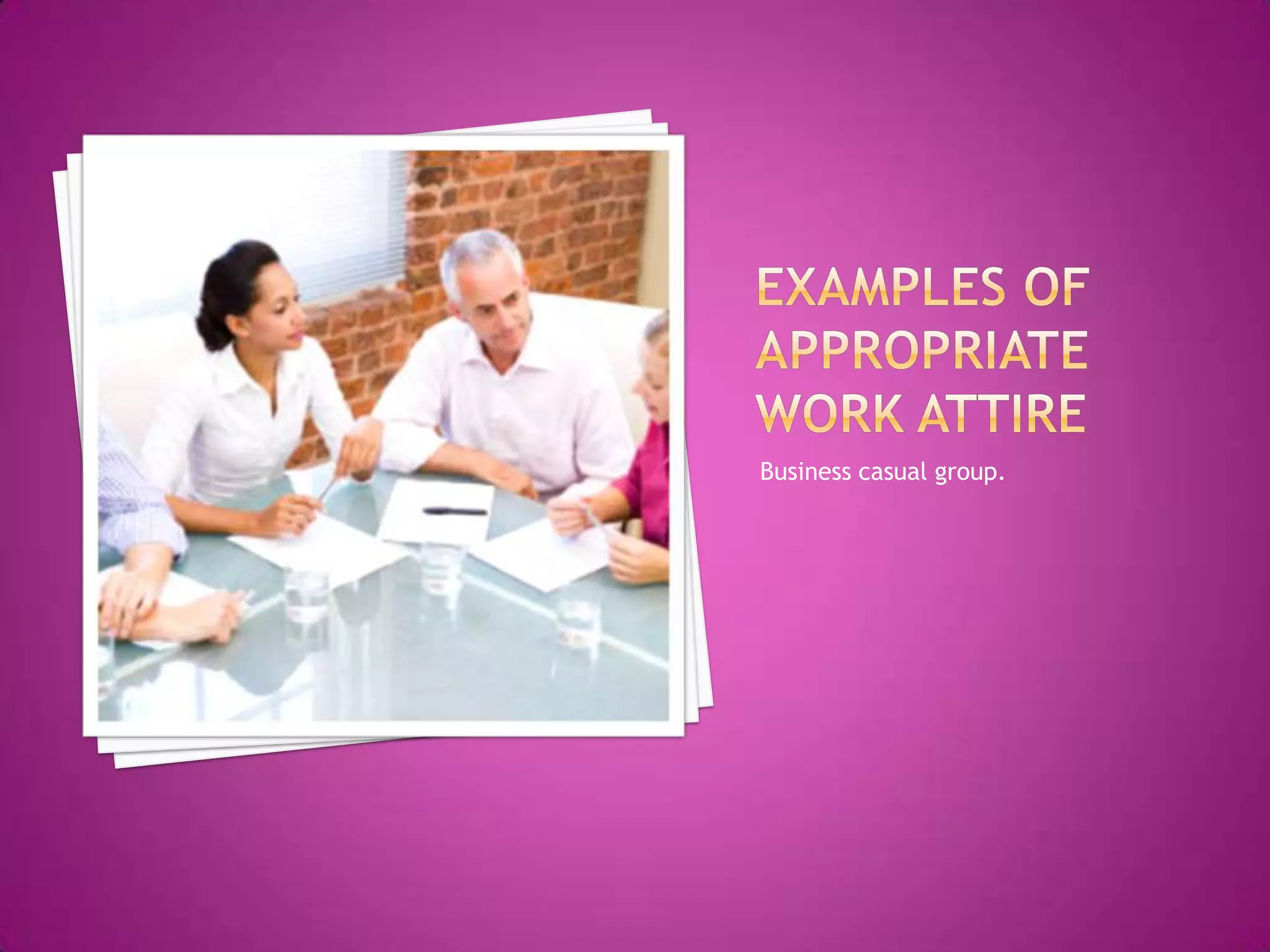 What to wear to work | PPTX