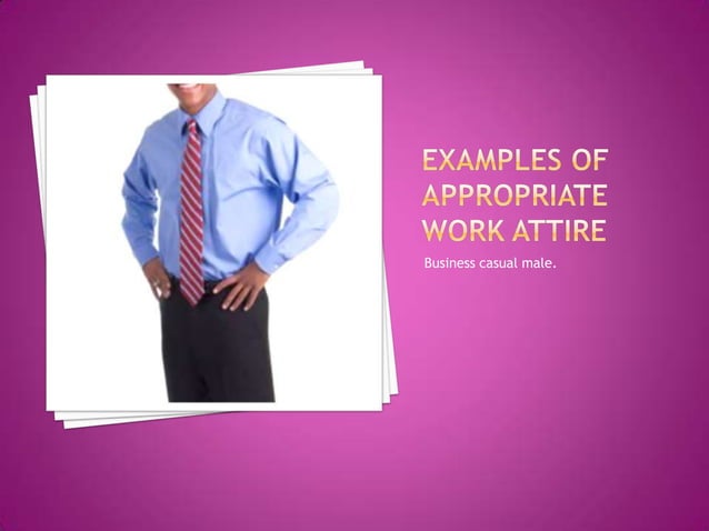 What to wear to work | PPTX
