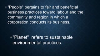 What triple bottom line, ITC | PPTX