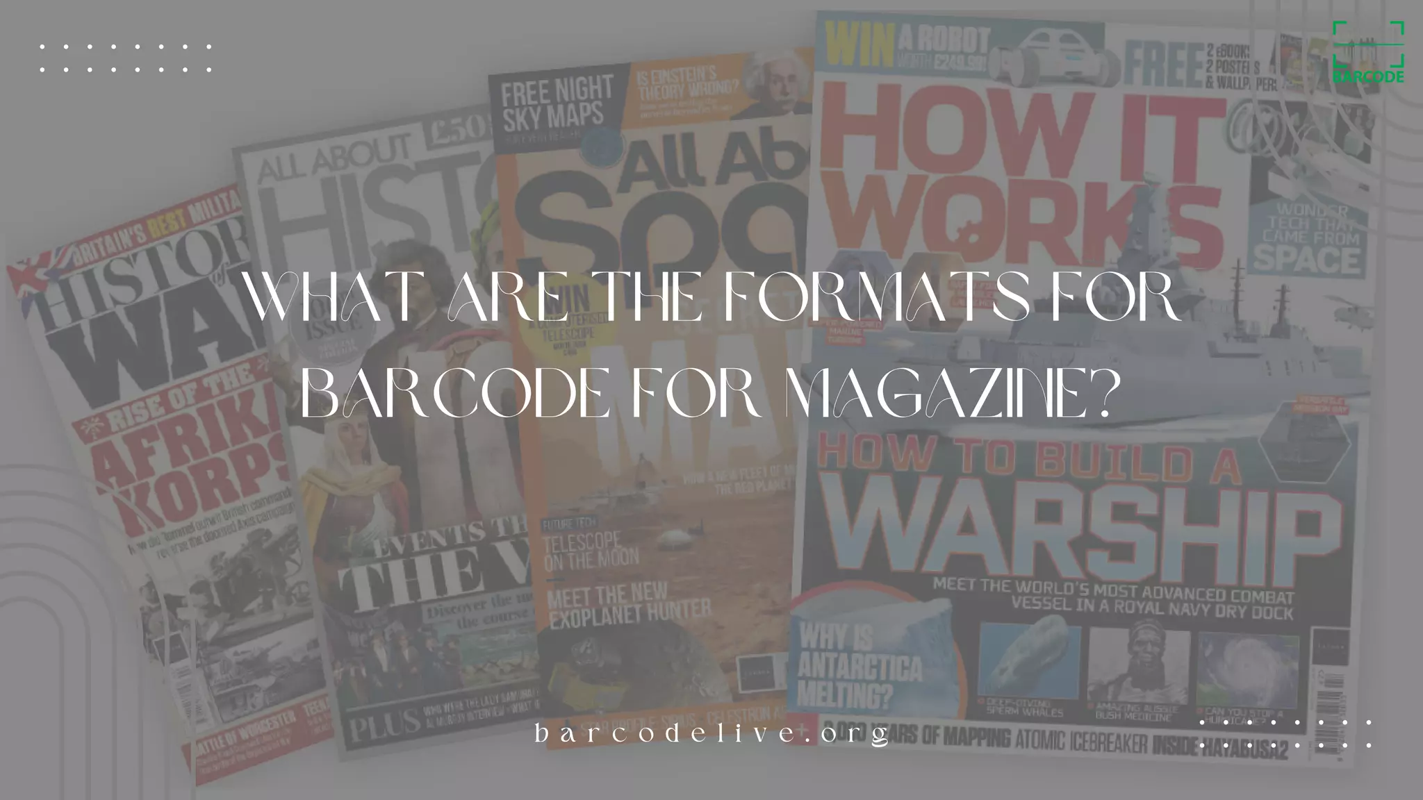 What Type Of Barcode Is Used For Magazines? [SOLVED] | PPT