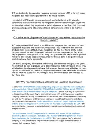 What types of magazine and target audiences has time inc | PDF