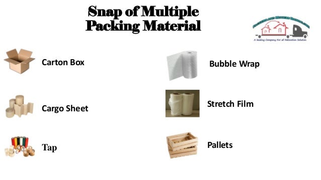 What types of packing technique and material used by packers and move…