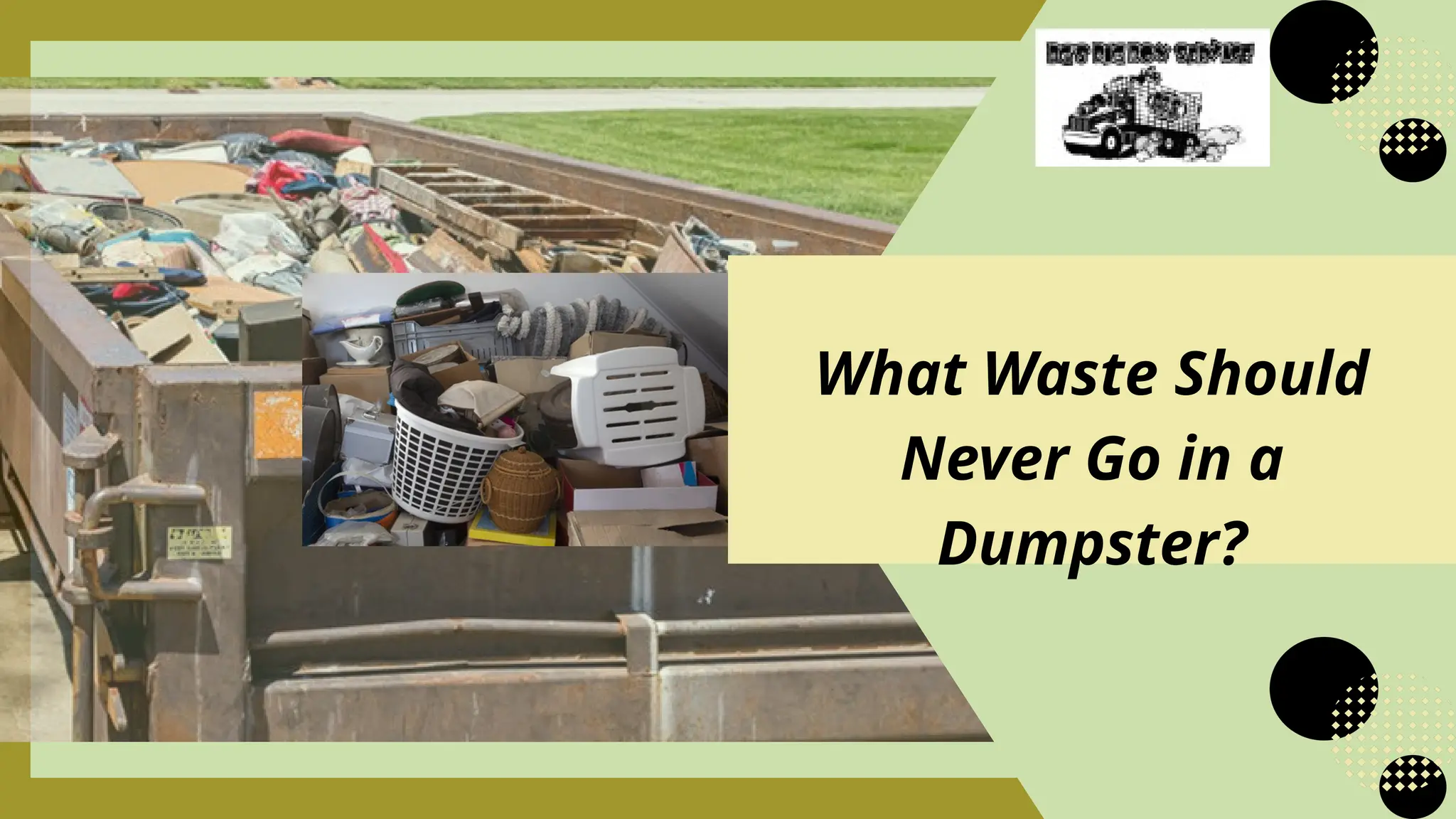 What Waste Should Never Go in a Dumpster | PPTX