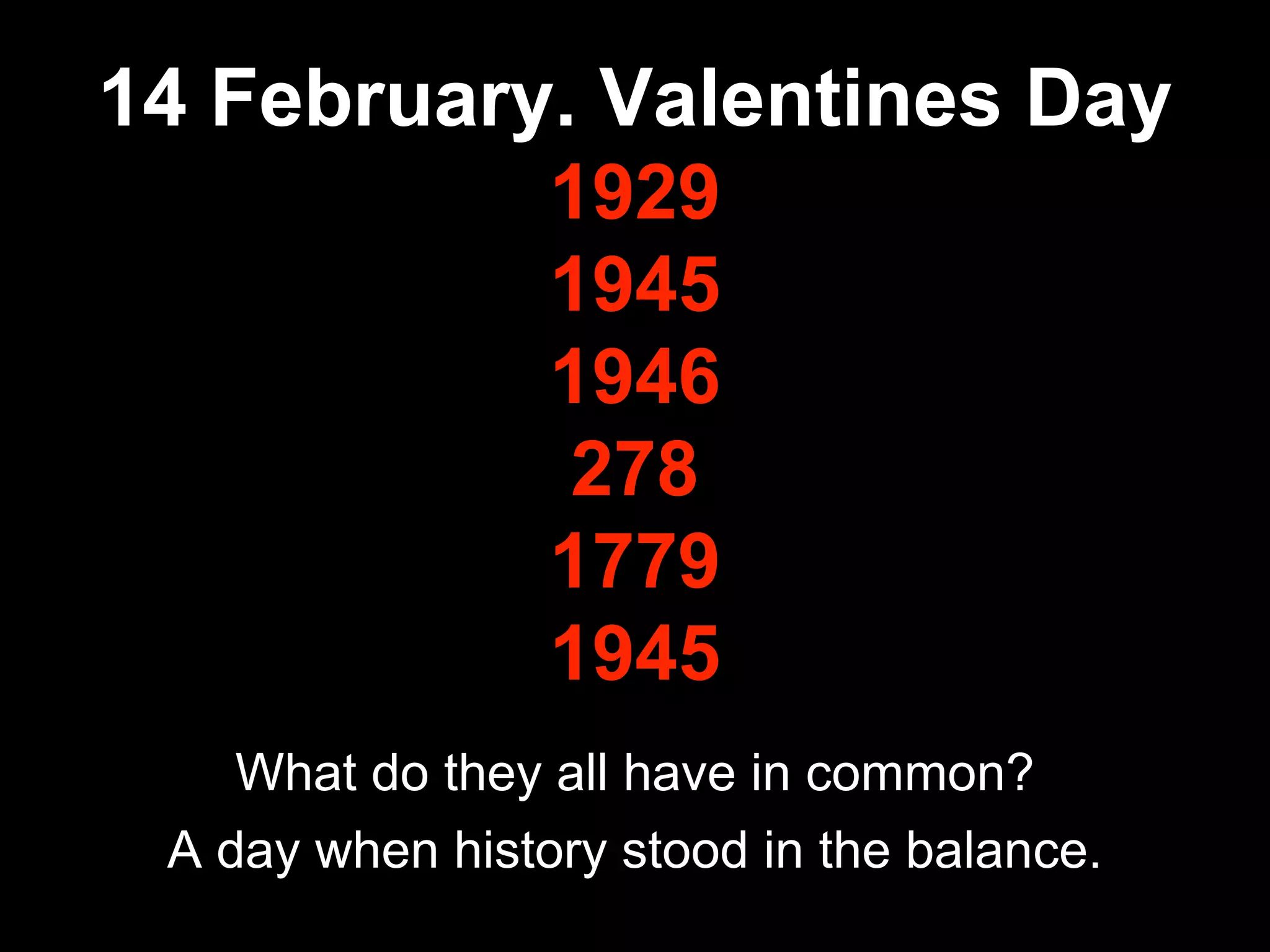 What was the St. Valentines Day Massacre? | PPT