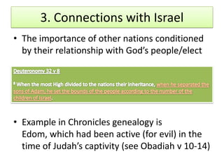 What we can learn from the chronicles genealogies | PPTX