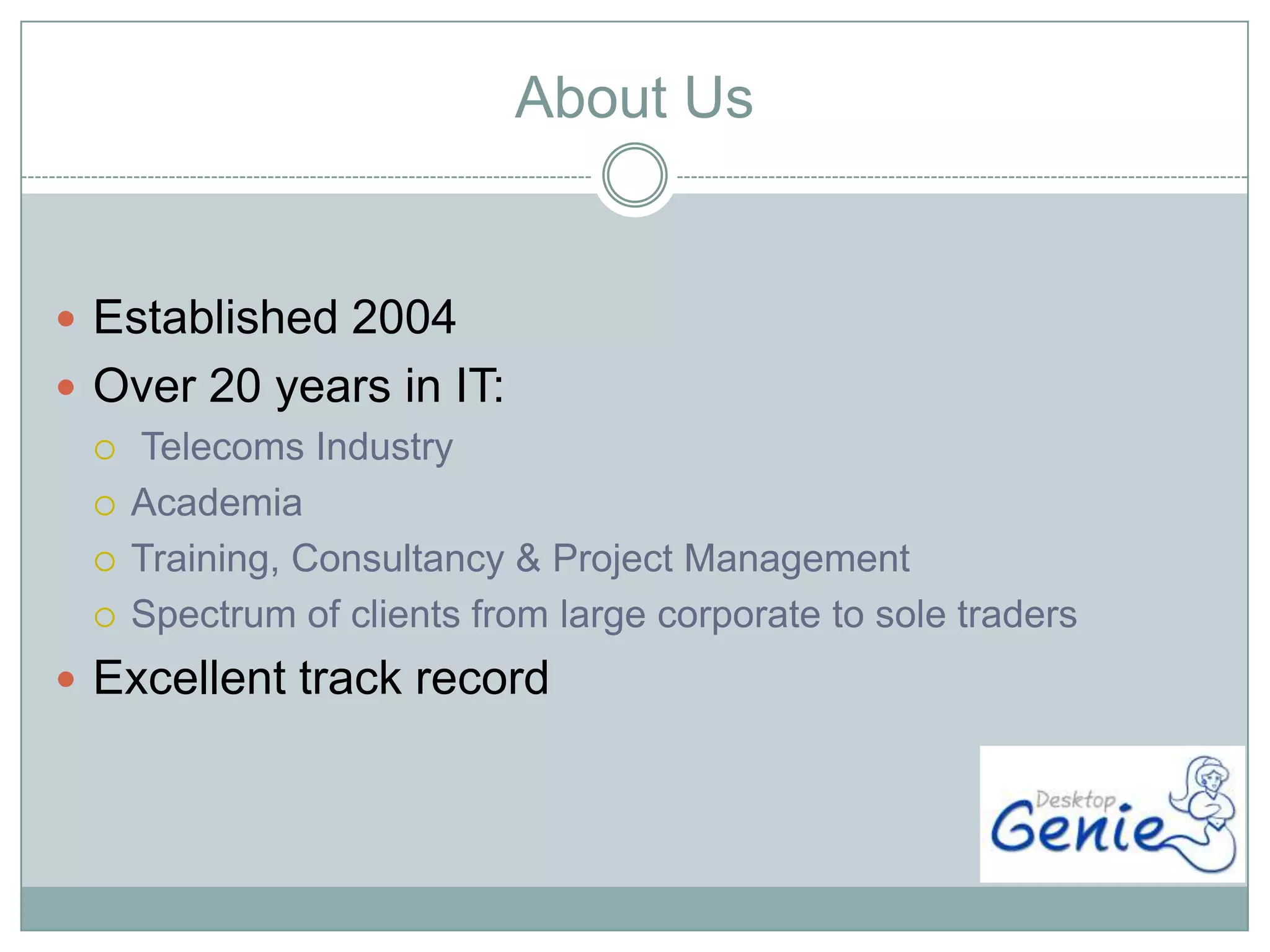 All About Desktop Genie | PPTX