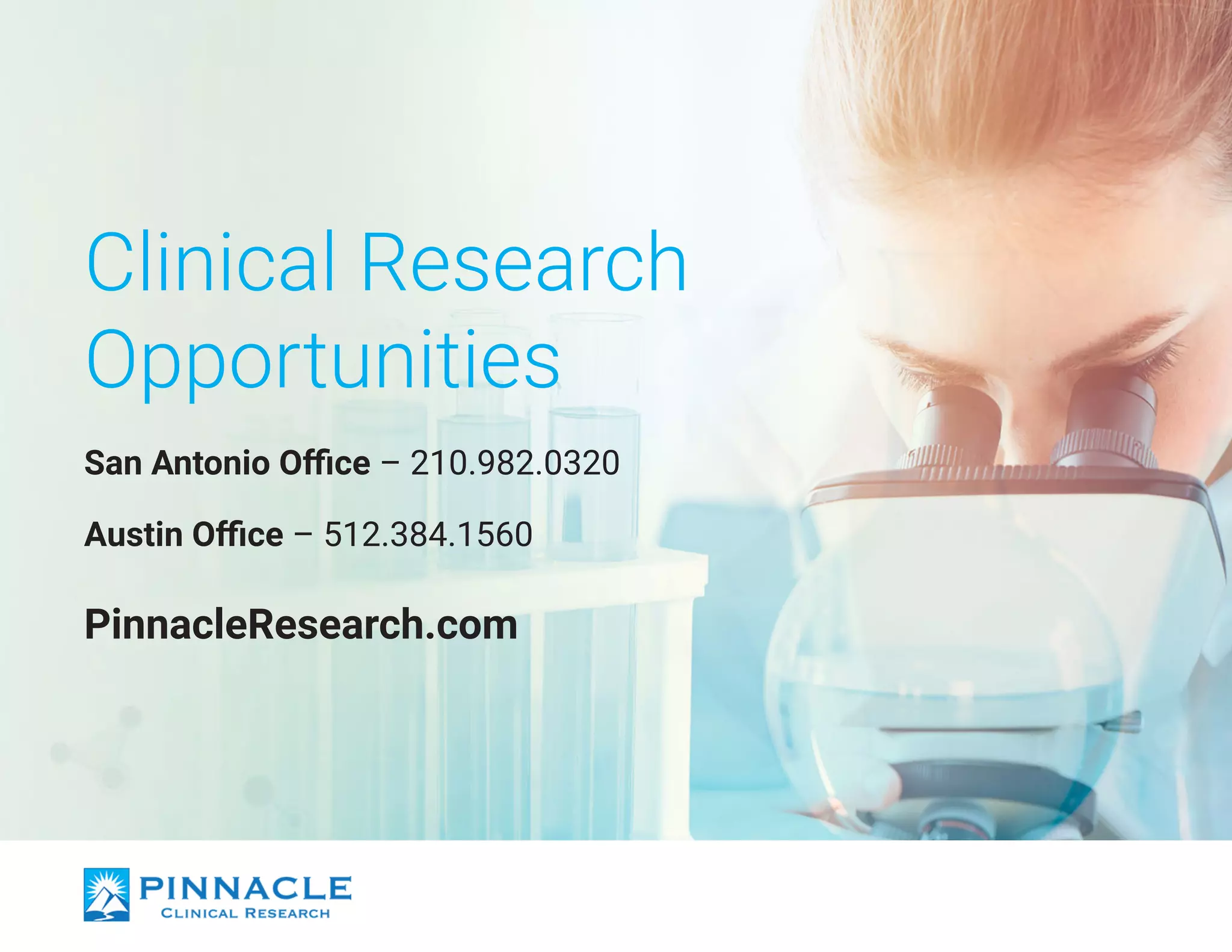 Pinnacle Clinical Research | Our Facilities | PDF