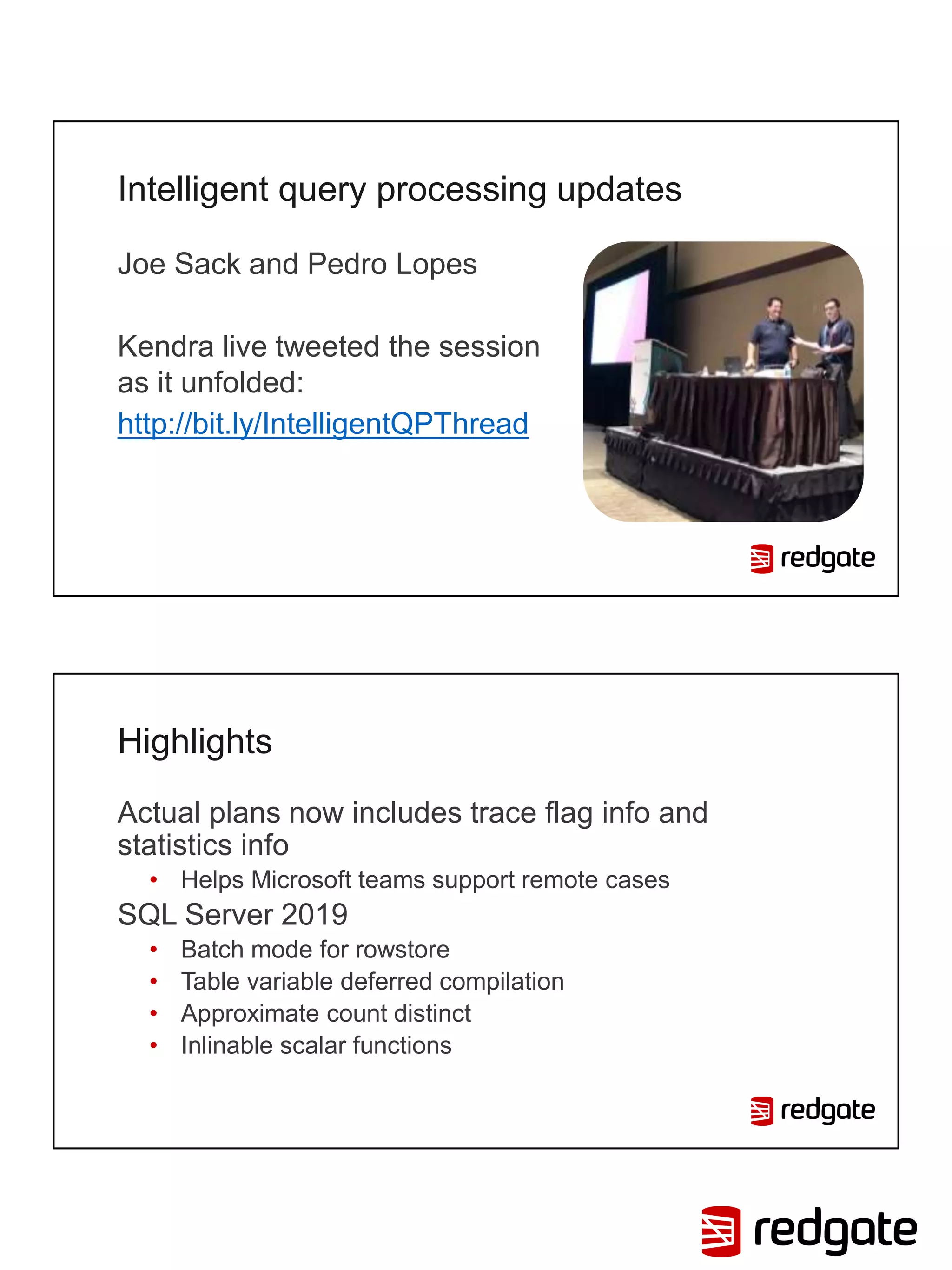 What we learned at pass summit in 2018 | PDF