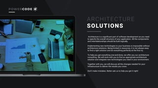 What We Offer | Powercode | PPT