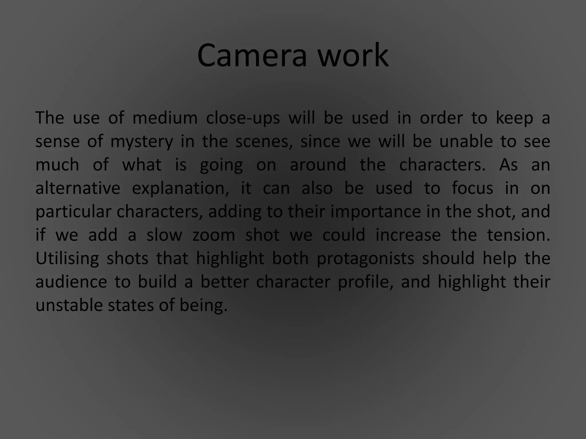 Application of Codes and Conventions to Our Short Film | PPT