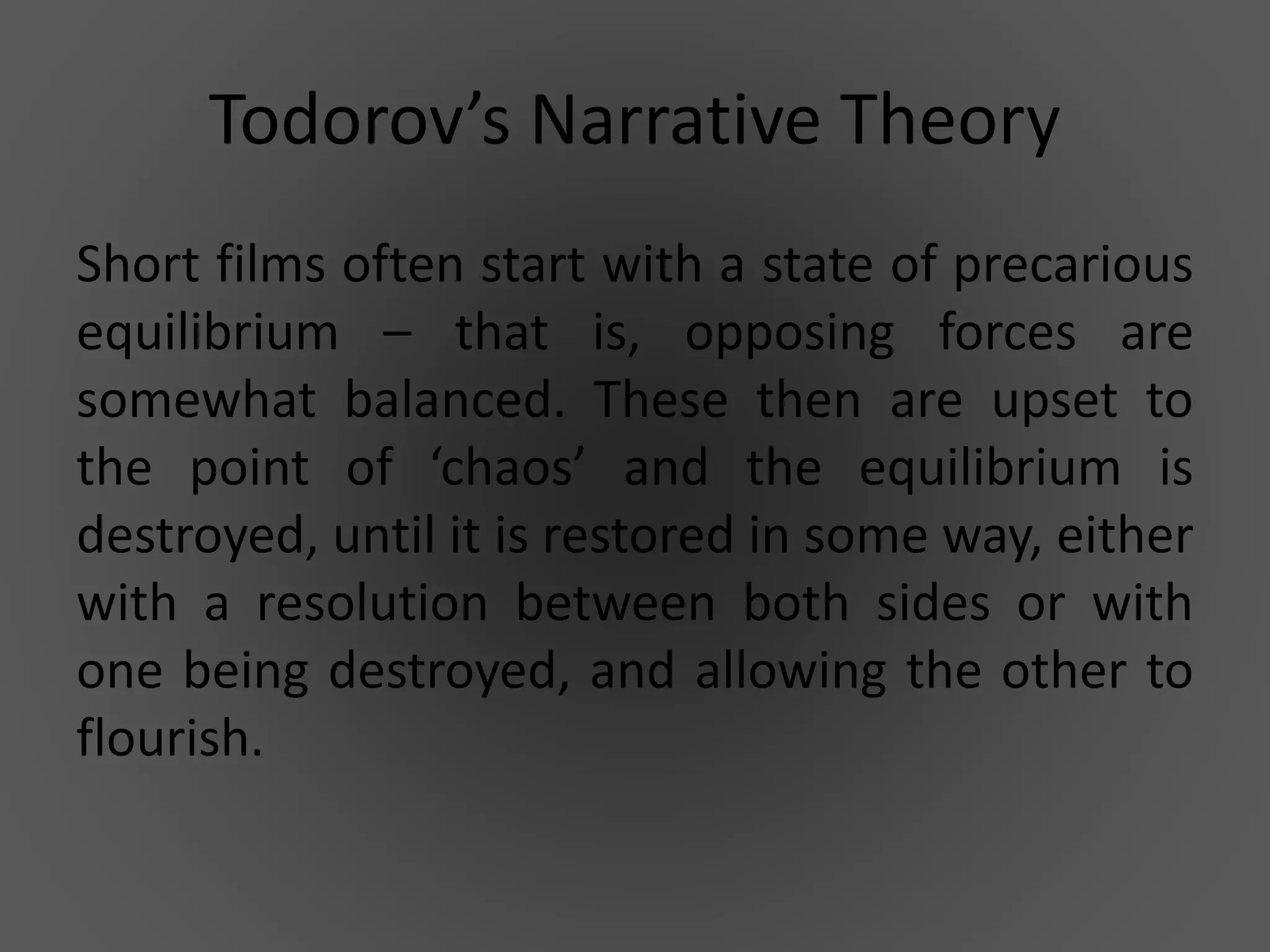 Application of Codes and Conventions to Our Short Film | PPT