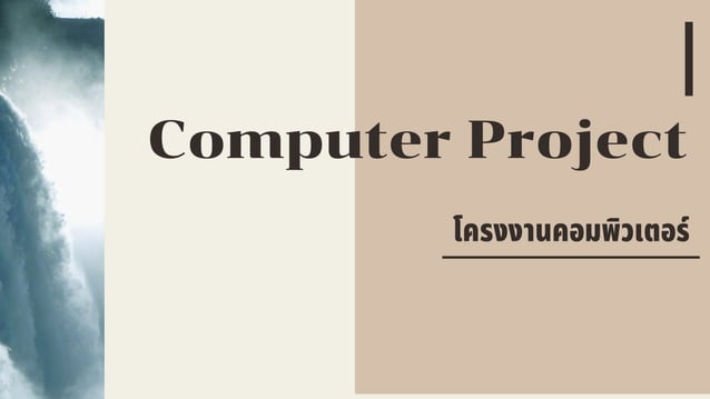 Computer Project | PPT