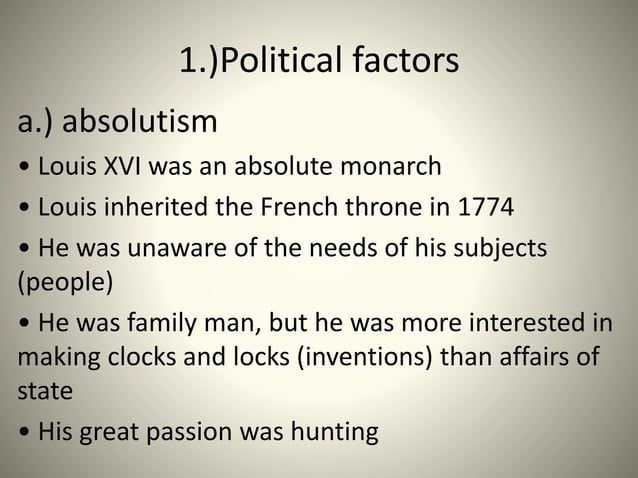 What were the causes of the french revolution? | PPT