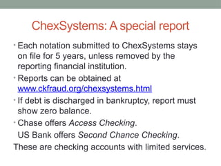 What Where Why Of Credit Reports of a company | PPT