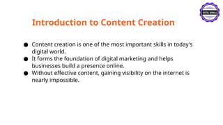 What, Why And How Of Content Creation.pptx