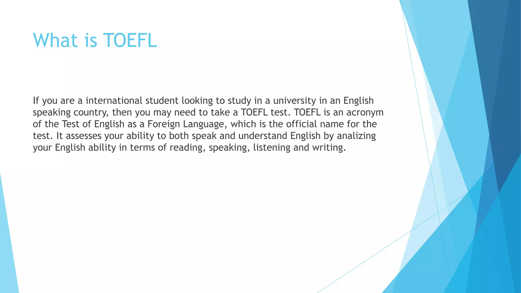 What why how toefl | PPT