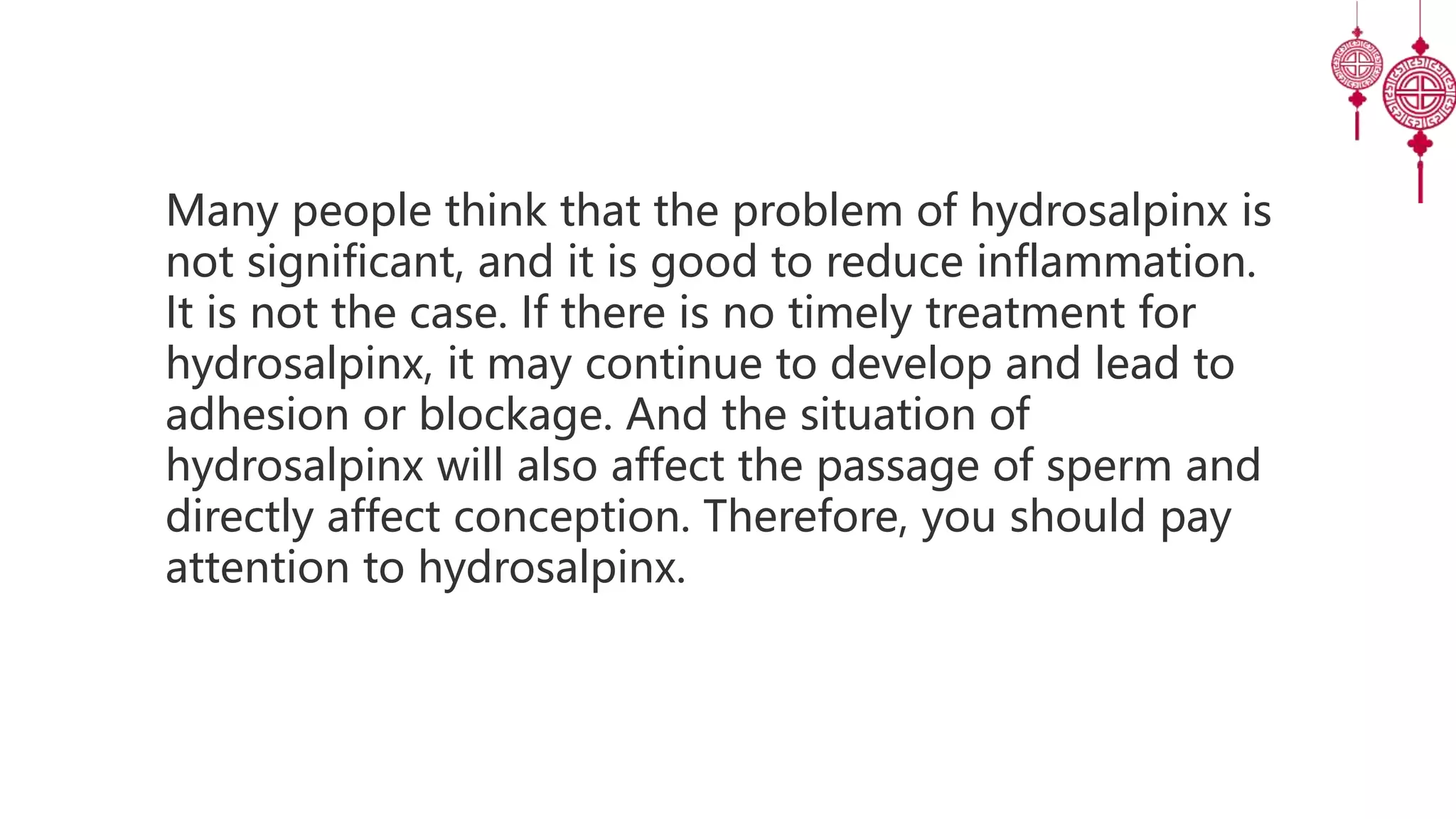 What Will You Suffer From Hydrosalpinx? | PPT