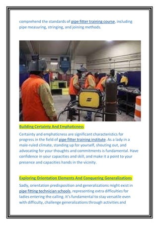 Women in Pipefitting Apprenticeship: Top Tips To Know | PPTX