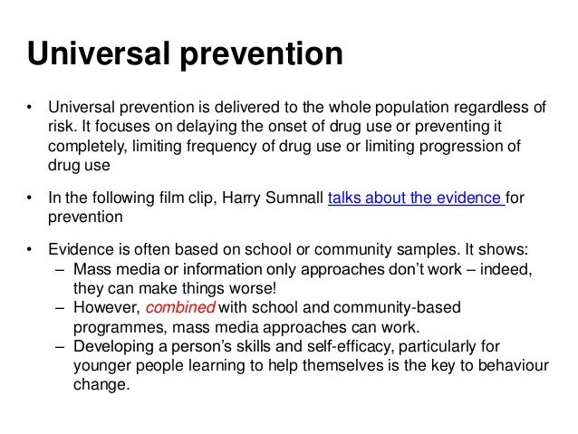 What works in prevention: education and awareness