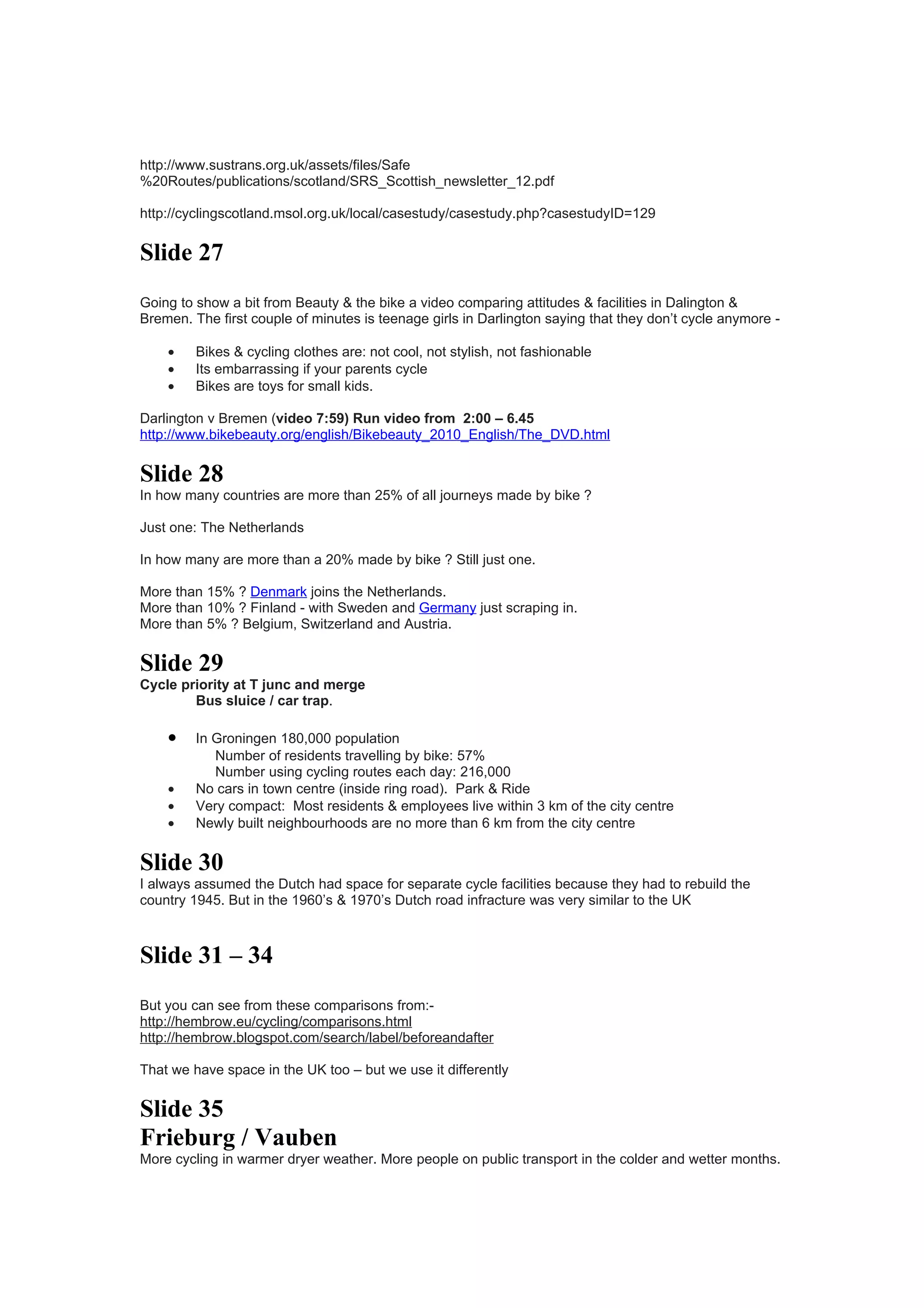 Speaking notes for What works well power point presentation | PDF ...