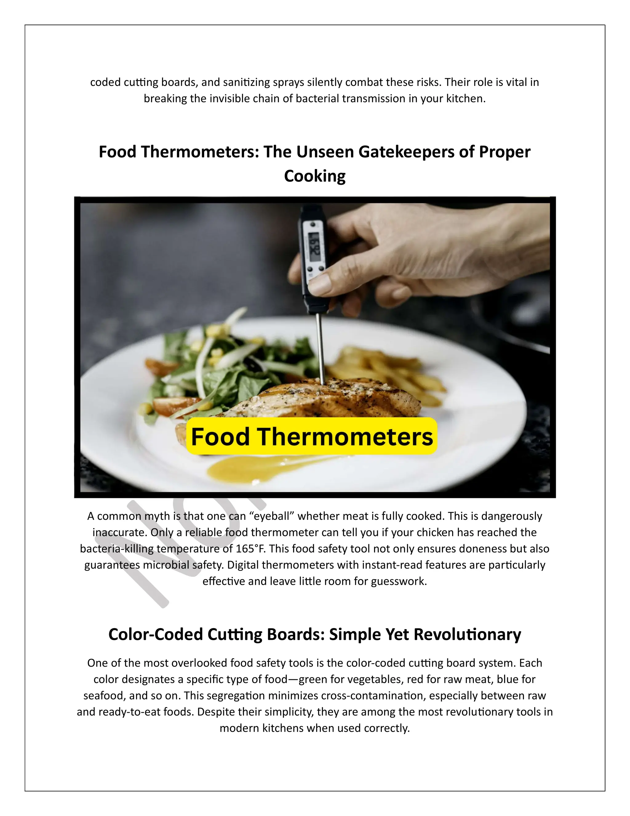 What You Didn't Know About Food Safety Tools Might Shock You | PDF