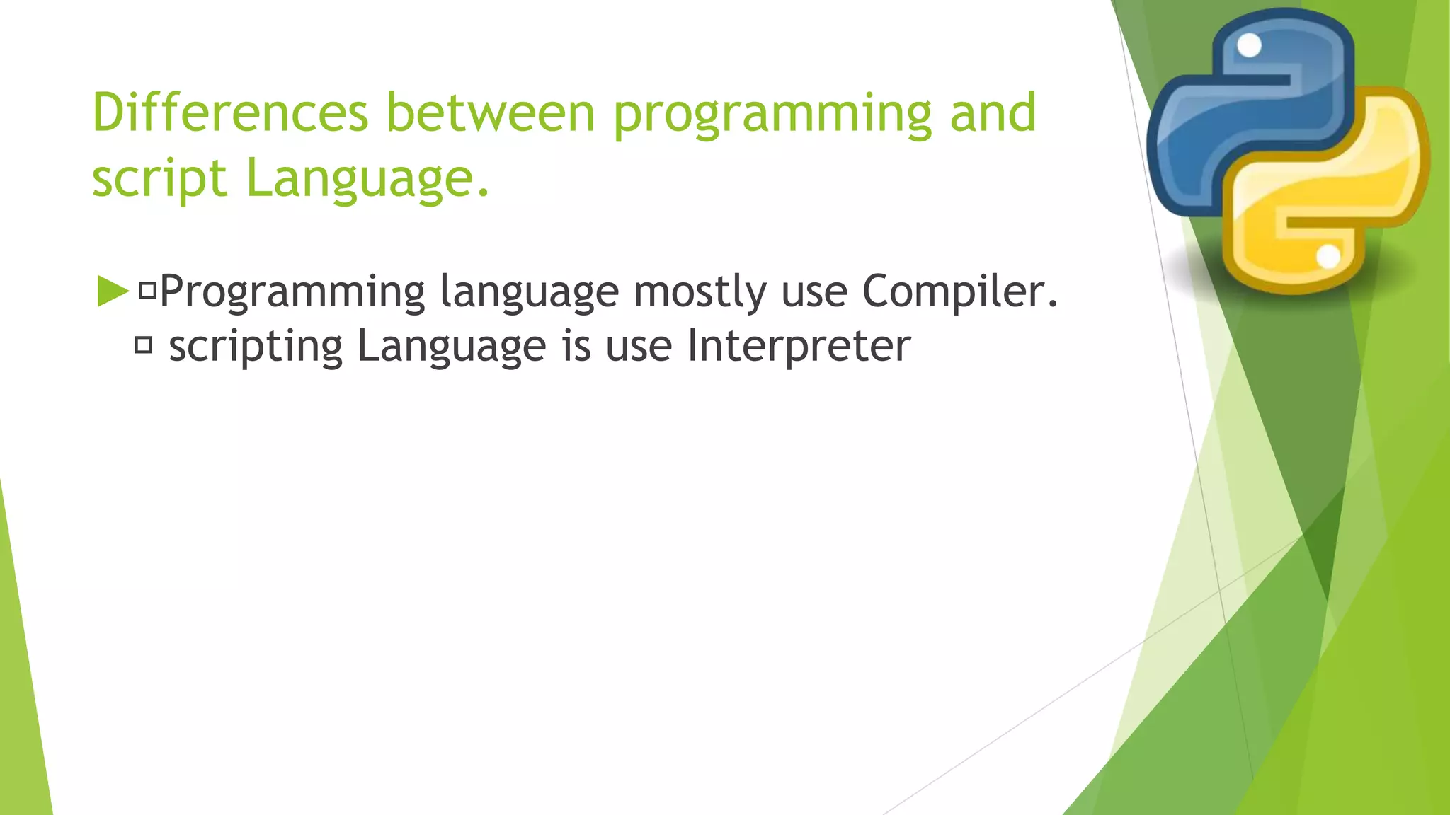 introduction to Python (for beginners) | PPTX