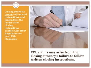 What You Need To Know About Closing Protection Letters (Final) | PPSX