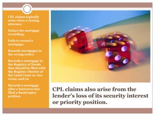 What You Need To Know About Closing Protection Letters (Final) | PPSX