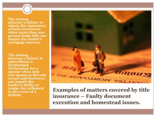 What You Need To Know About Closing Protection Letters (Final) | PPSX