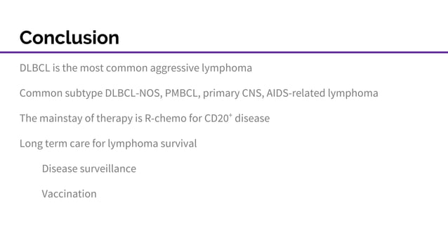 What you need to know about dlbcl | PPT