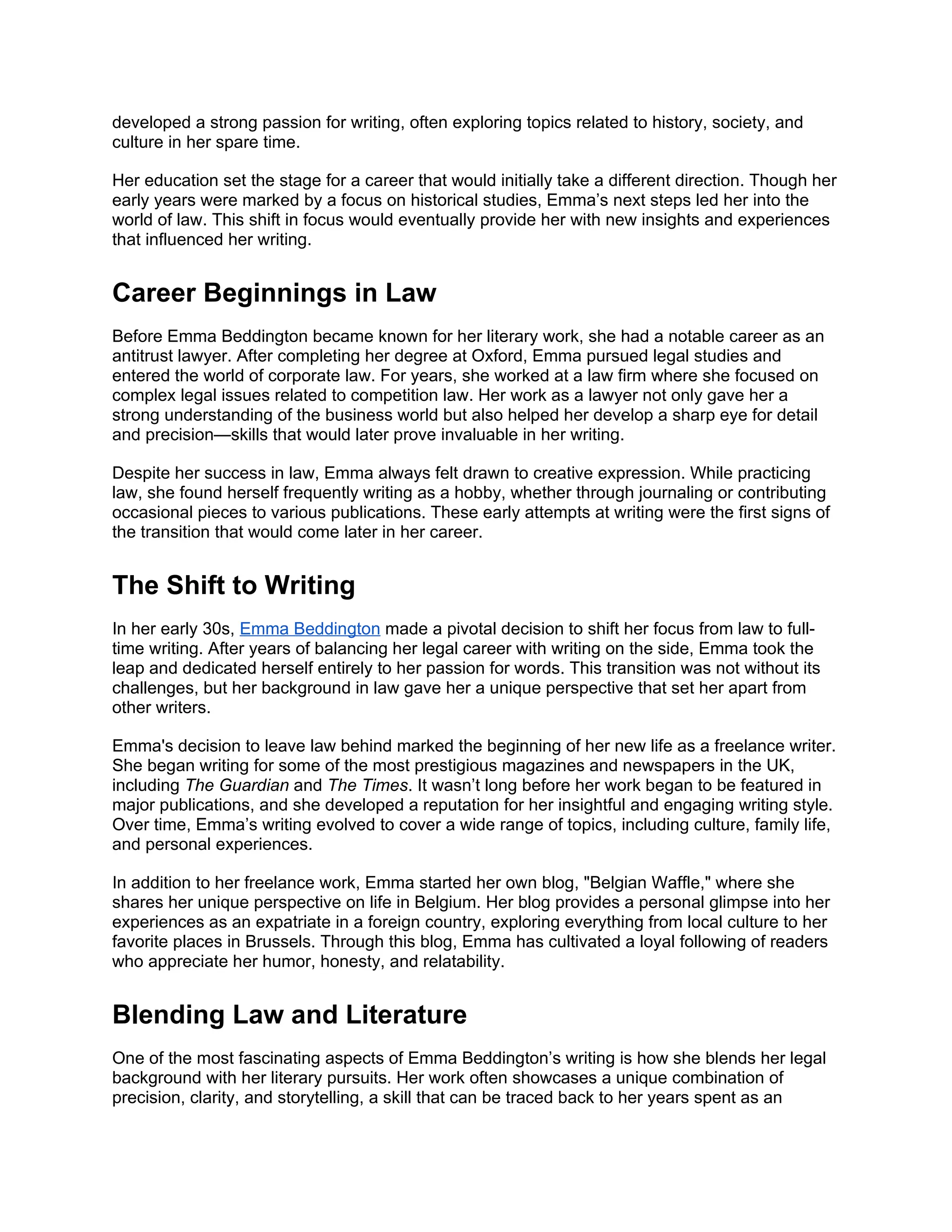 What You Need to Know About Emma Beddington | PDF